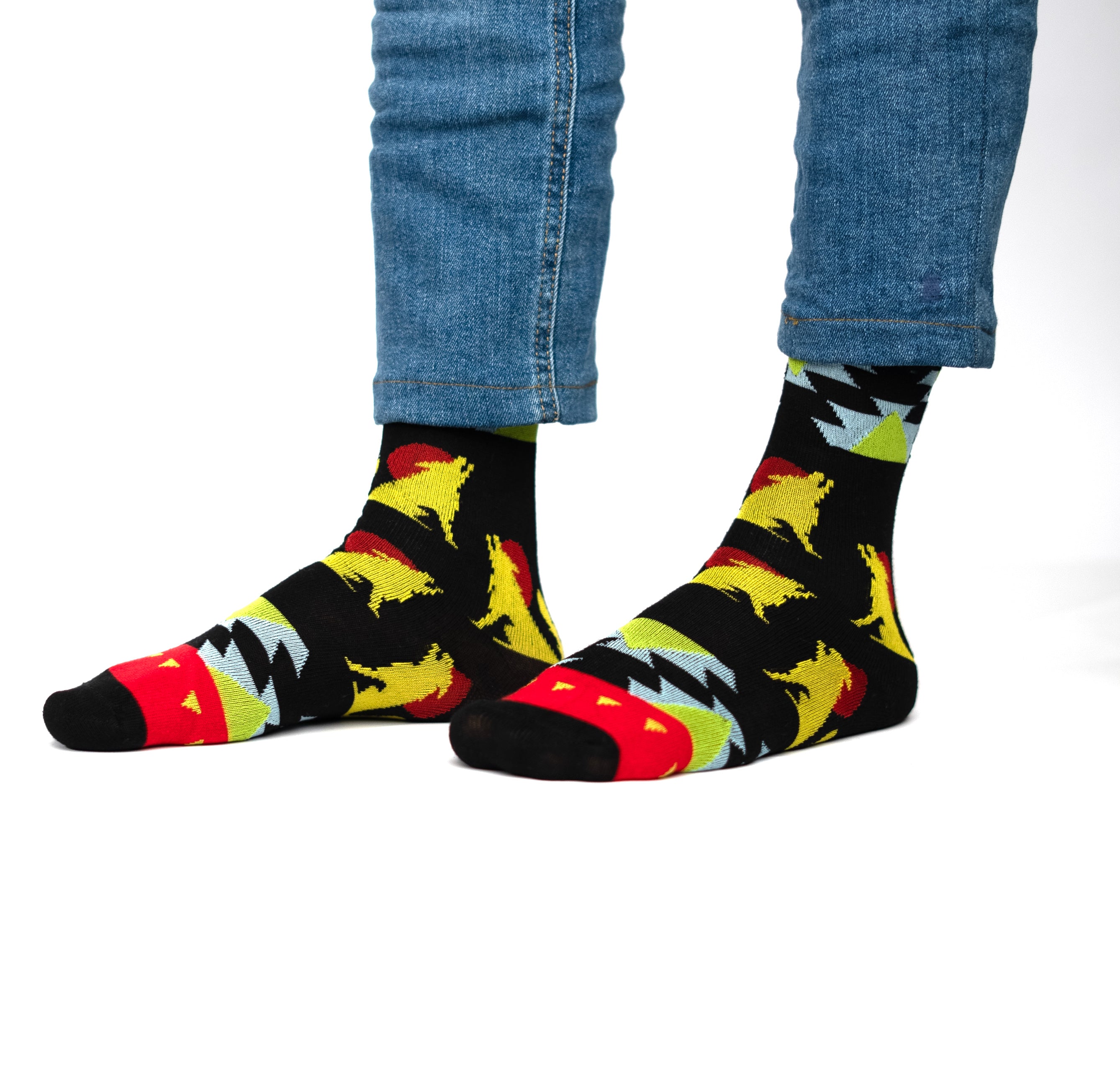 Yellow Ani Funky Socks – Socks Club